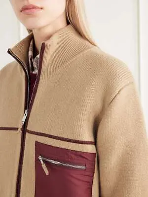 Guest In Residence Louis Rib-trimmed Wool And Cashmere-blend Felt Jacket