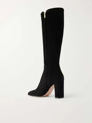 GIANVITO ROSSI 85 Suede Knee Boots