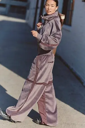 Free People Haven Plush Performance Pants - Eclipse