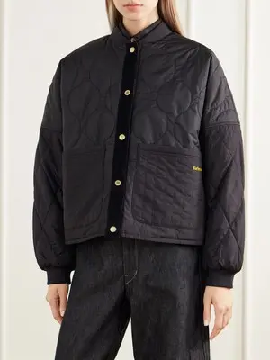 Barbour Ravenshill Reversible Quilted Checked Shell Jacket