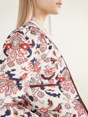 Alix Of Bohemia Dorian Jacquard Cotton-corduroy Jacket