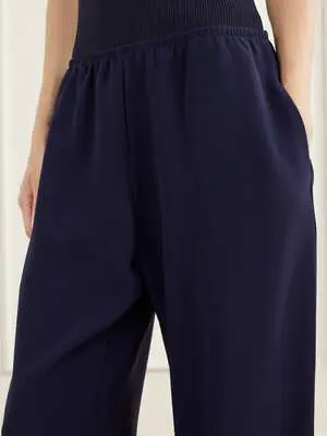 LESET Arielle Crepe Wide-leg Pants