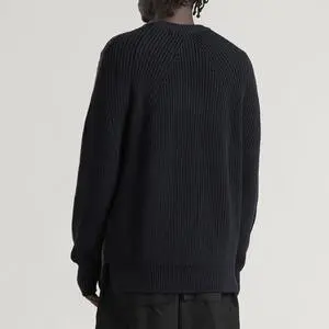 Comme Des Garçons Bleach Treated Ribbed Jumper