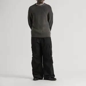 Comme Des Garçons Bleach Treated Ribbed Jumper