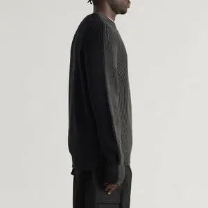 Comme Des Garçons Bleach Treated Ribbed Jumper