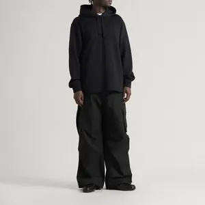 Comme Des Garçons Cotton Blend Drop Hem Hoodie
