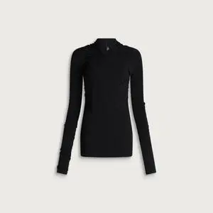 Rick Owens Lilies Kairo Longsleeve Top - Black