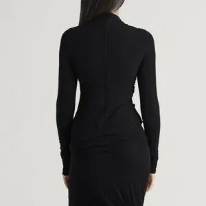 Rick Owens Lilies Kairo Longsleeve Top - Black