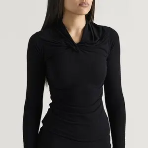 Rick Owens Lilies Kairo Longsleeve Top - Black