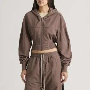 Rick Owens Collage Gimp Hoodie - Grape