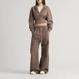 Rick Owens Collage Gimp Hoodie - Grape
