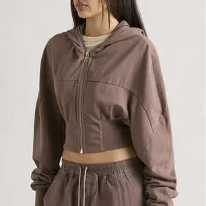 Rick Owens Collage Gimp Hoodie - Grape
