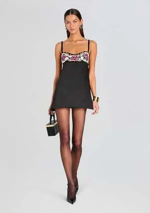 Retrofete Calamity Embroidered Dress