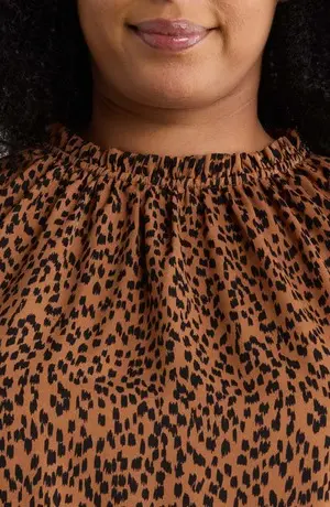 SUGARLIPS Ruffle Neck Long Sleeve Top