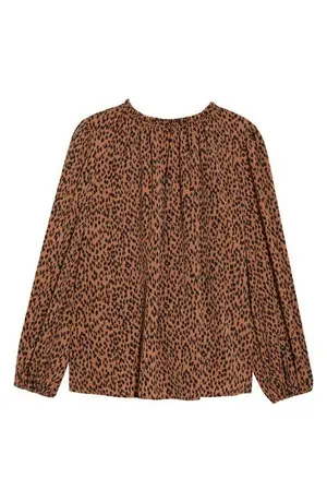 SUGARLIPS Ruffle Neck Long Sleeve Top