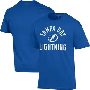 Champion Tampa Bay Lightning Primary Logo Jersey T-shirt - Blue