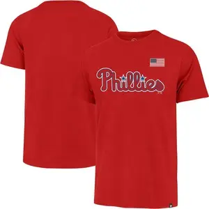 '47 Philadelphia Phillies Heritage U.s. Flag T-shirt - Red