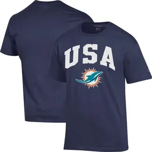 Champion Miami Dolphins Americana T-shirt - Navy