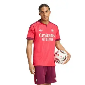 Adidas Olympique Lyonnais 2026/27 Away Replica Jersey - Red