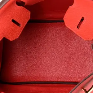 Hermès Birkin Handbag Clemence With Gold Hardware 30