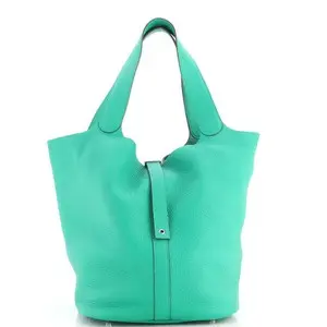 Hermès Picotin Lock Bag Clemence Tgm - Green