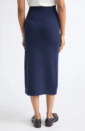 Emporio Armani Virgin Wool & Cashmere Pencil Skirt