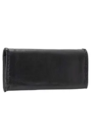 ALLSAINTS Esme Whipstitch Continental Leather Wallet