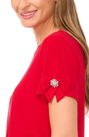 CECE DUPRAZ Bow Sleeve T-shirt