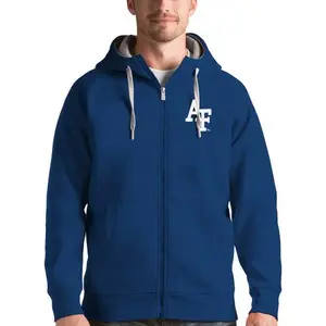 ANTIGUA Air Force Falcons Victory Full-zip Hoodie - Royal