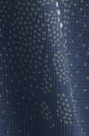 Emporio Armani Floral Crepon Pleated Tapered Pants