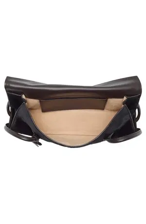 Alaïa Medium Teckel Flap Calf Hair Shoulder Bag