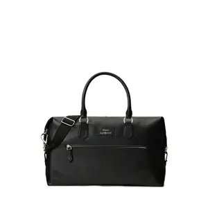 Ralph Lauren Pebbled Leather Duffel - Black