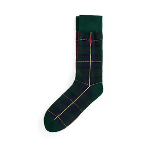 Ralph Lauren Plaid Boot Socks