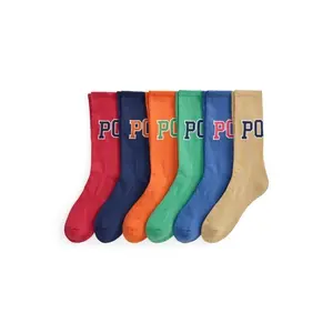 Ralph Lauren Logo Crew Sock 6-pack