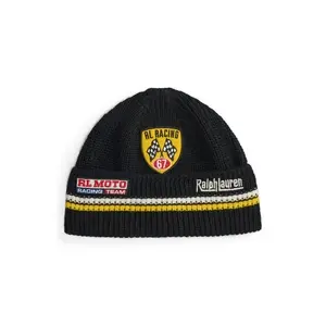 Ralph Lauren Racing Rib-knit Beanie