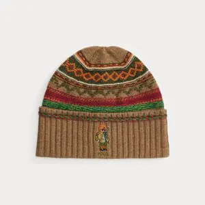 Ralph Lauren Polo Bear Wool-blend Beanie