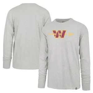 '47 Washington Commanders Premier Franklin Long Sleeve T-shirt - Gray