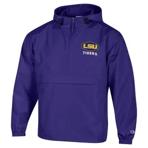 Champion Lsu Tigers Delay Packable Half-zip Jacket