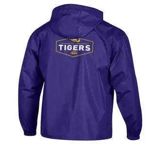 Champion Lsu Tigers Delay Packable Half-zip Jacket