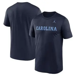 JORDAN BRAND North Carolina Tar Heels Primetime Legend Wordmark T-shirt - Navy