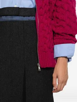 Prada Wool Midi Skirt