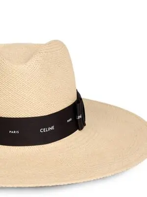 Celine Panama Straw Hat - Multicolor