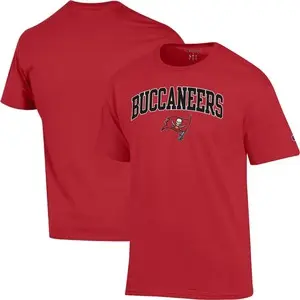 Champion Tampa Bay Buccaneers Arch Over Logo T-shirt - Red