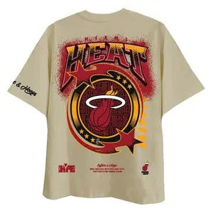TWO HYPE Miami Heat Drip & Dime Elevated Drop Shoulder T-shirt