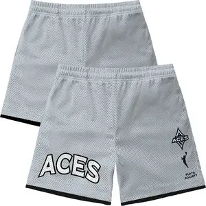 PLAYA SOCIETY Las Vegas Aces Team Mesh Shorts - Gray