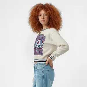 Champion Colorado Avalanche Bold Laurels Reverse Weave Yarn Crewneck Sweatshirt