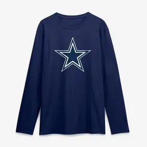 LOGO ATHLETIC Dallas Cowboys Primary Logo Long Sleeve T-shirt - Navy