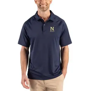 Cutter & Buck Midshipmen Recycled Featherlight Stretch Sport Polo - Navy