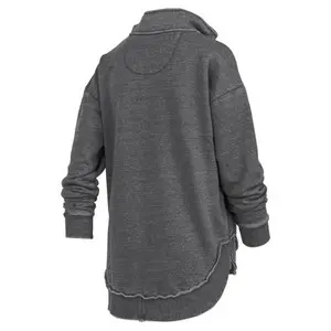 PRESSBOX Iowa Hawkeyes Northfork Sojourn Poncho Quarter-zip Sweatshirt