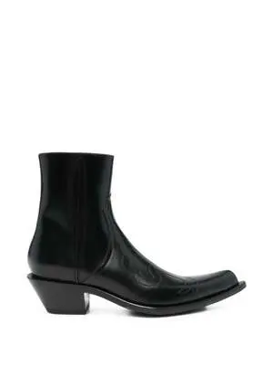 Acne Studios Leather Ankle Boots - Multicolor